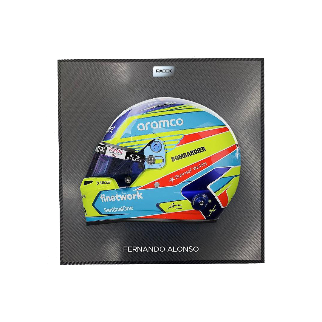 Framed Helmet Fernando Alonso 2022 – Pantheon Garage